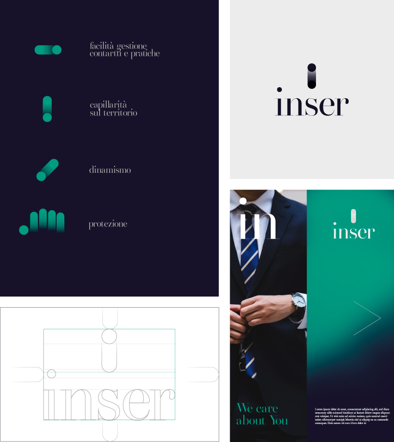 Inser Spa brokeraggio assicurativo | branding - website | unsocials